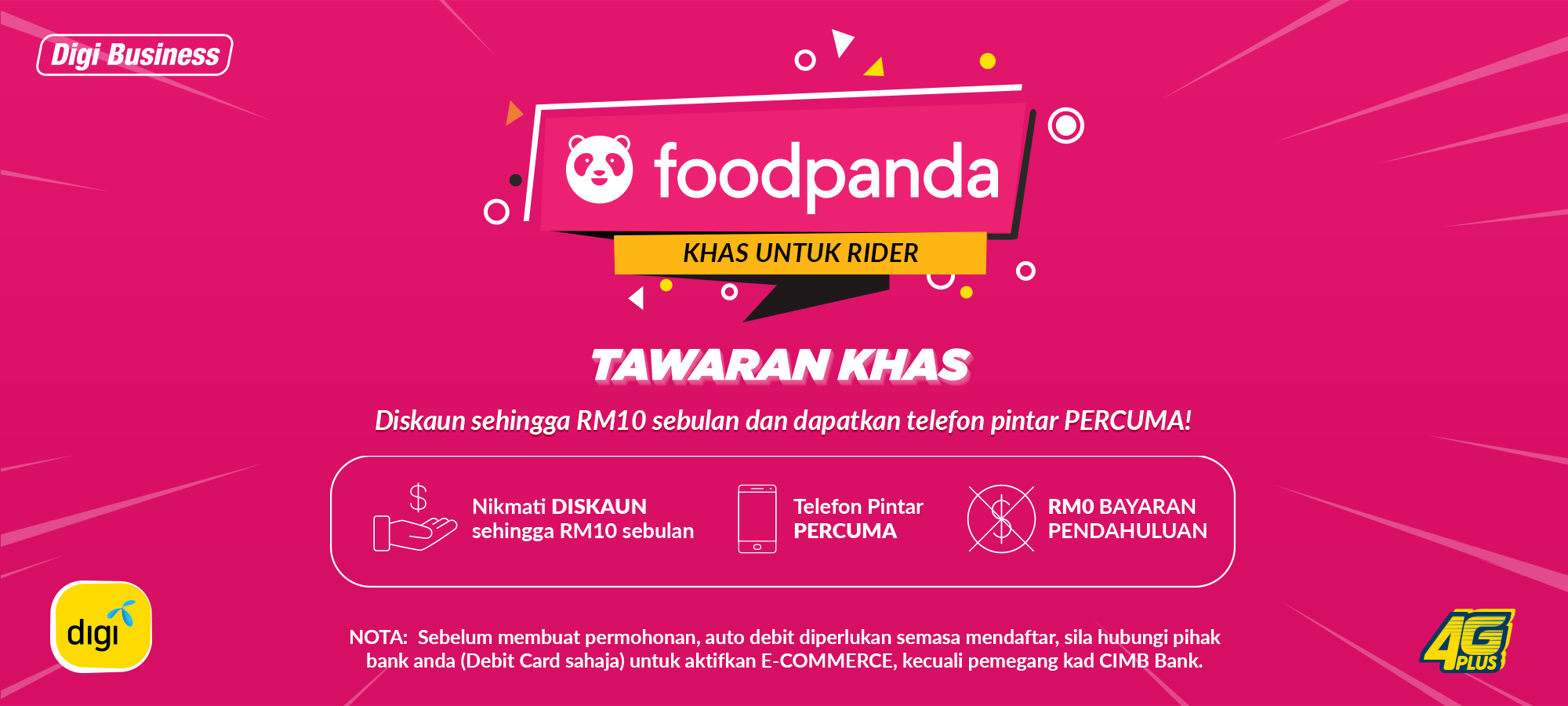 Digi Business: For Foodpanda Riders Only