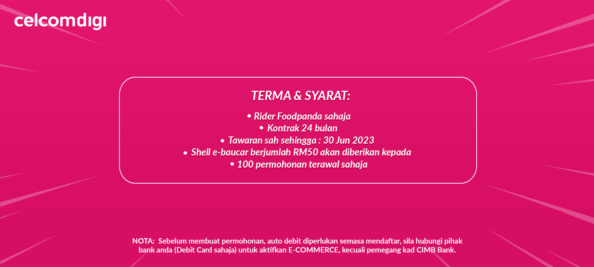 Digi Business: For Foodpanda Referral Rider Only (Device Plan)